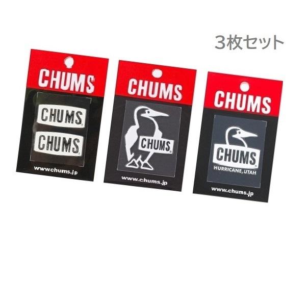 CHUMS 3枚セット チャムス ステッカー Emboss Sticker CH62-1125 CH62-1126 CH62-1127 ...