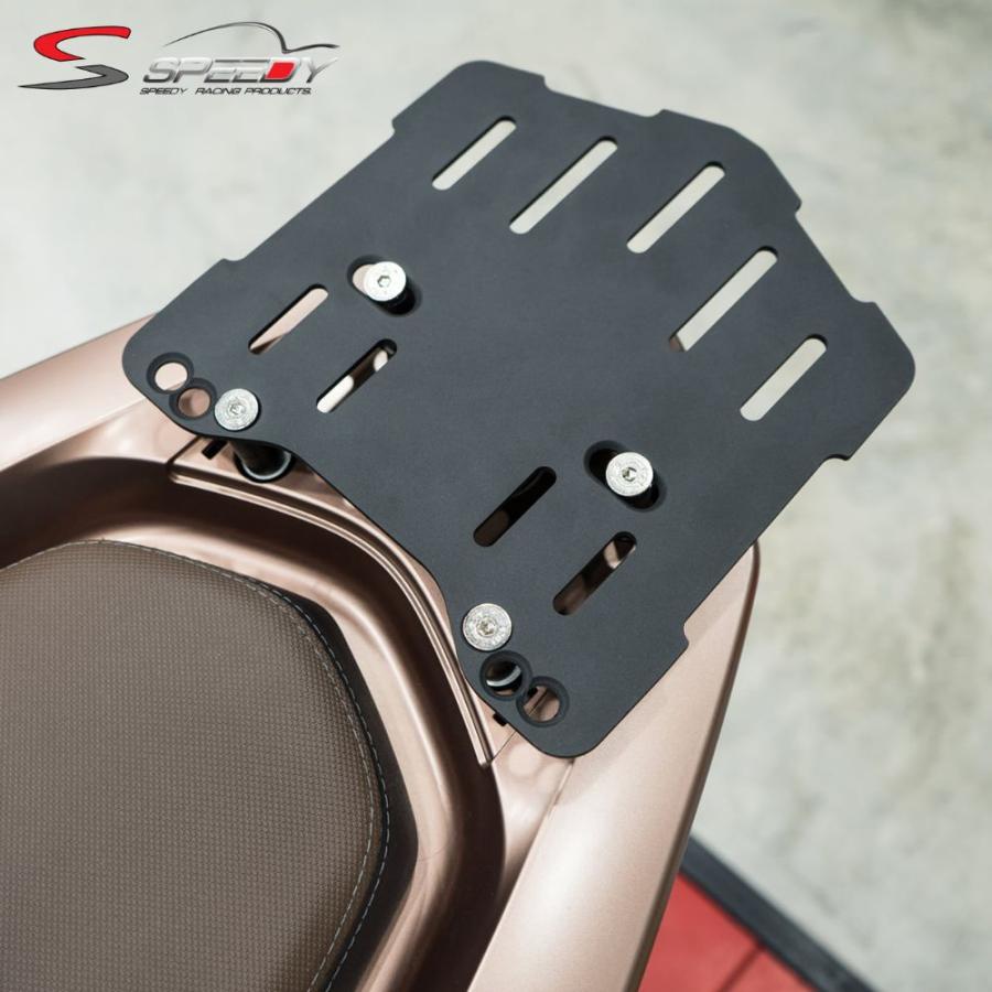 SPEEDY ホンダ PCX125/150/160用リアキャリア スチール製 / Rear Luggage Carry Rack For ...