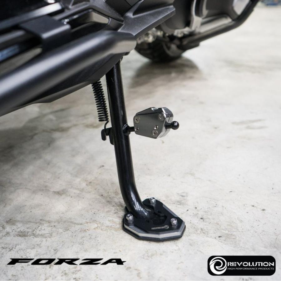 REVOLUTION ホンダ FORZA サイドスタンドボード/ SIDE STAND BASE for HONDA MF17 ...
