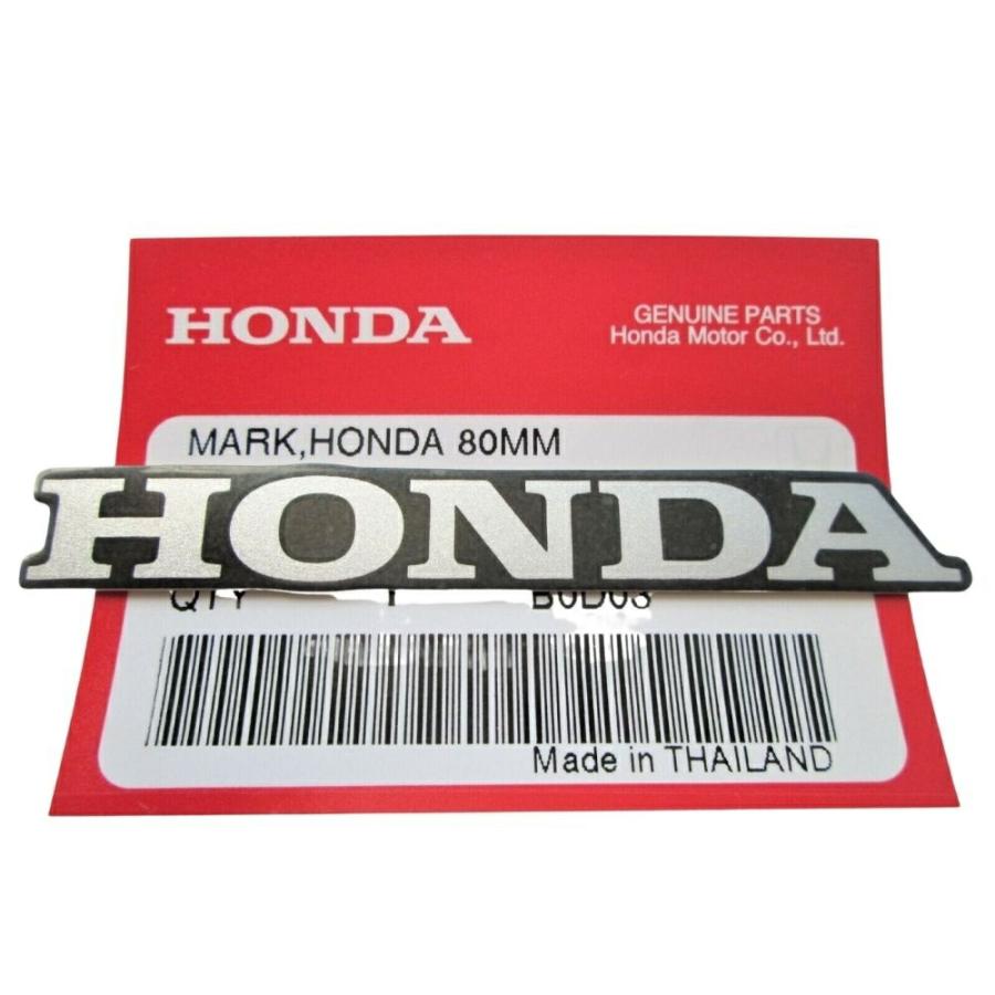 ホンダ HONDA 純正 80mmマークデカールステッカー Bike DecalSticker Silver/Black Genuine ...