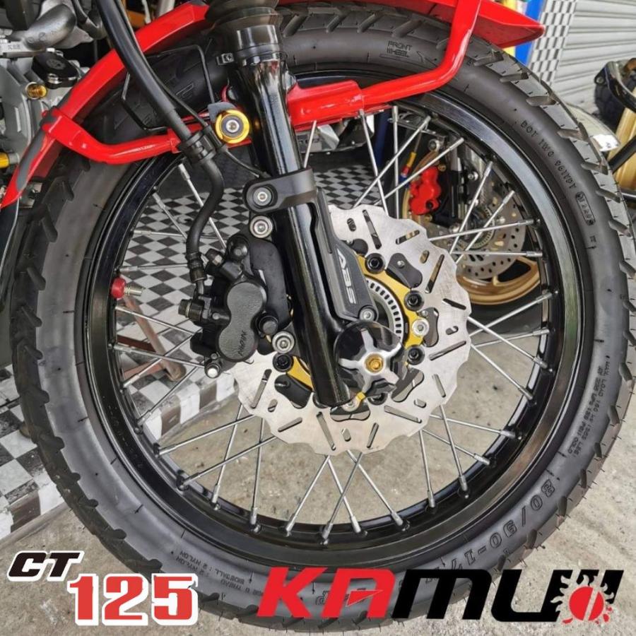 ホンダ ハンターカブCT125ブレーキディスク/フローティングローター/フロント&リア前後セット KAMUI HONDA CT125 ...