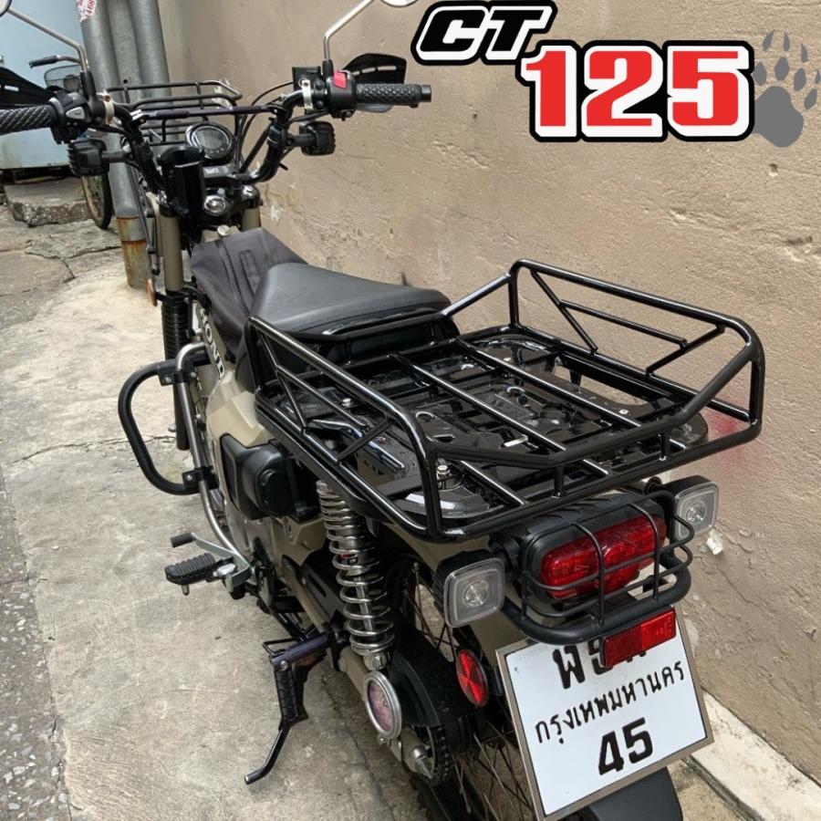 ホンダ（HONDA） [改良版]ホンダ ハンターカブCT125用 キャリアラック Top Rack HONDA CT125 JA55 JA65 : SmartSmokers - 通販 ...