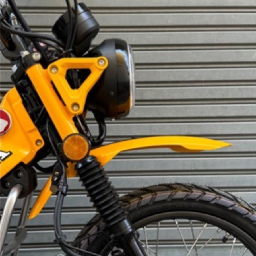 ホンダ ハンターカブ CT125 モタードフェンダー CT87 新色イエロー Diabolus by K-SPEED Front fender for For HONDA JA55 JA65 ...