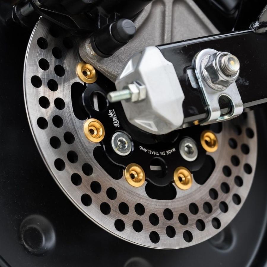 ホンダ ダックスST125ブレーキディスク/フローティングローター/フロント&リア前後セットDX036 DX037/Diablo custom ...