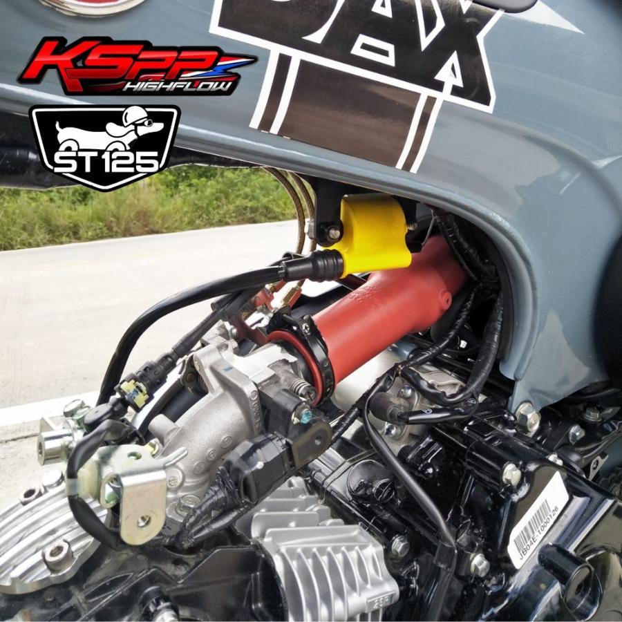 ホンダ ダックス125用 DAX125 3Dプリンター大口径エアインレットパイプ/KSPP HighFlow Velocity Stack Dax125 Intake Air Pipe ...
