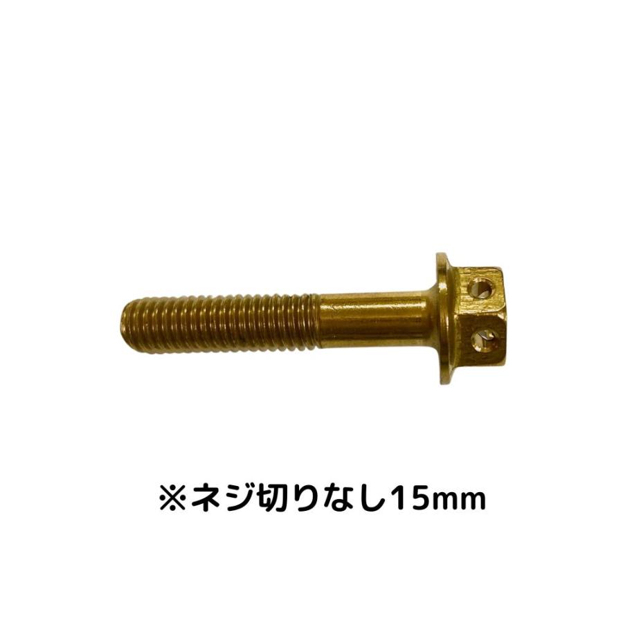 バイク用 ドレスアップ用ボルト M8 40mm 2個セット ステンレス製 ゴールド フランジ付きエンジンボルト : m8-40mm-gold-1 : SmartSmokers - 通販 ...