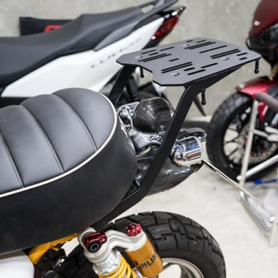 ホンダ モンキー125用 トップケースが装着できるリアキャリア HONDA MONKEY 125 REAR LUGGAGE CARRY ...