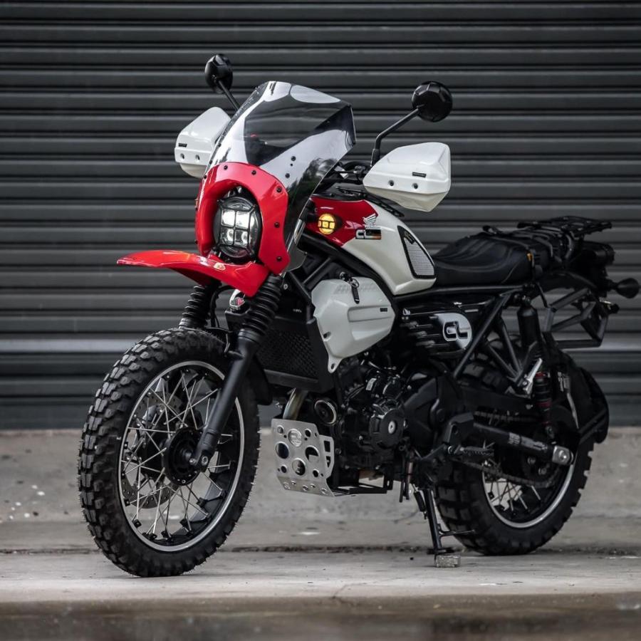 MotolordD ホンダ CL250/500用モタードフェンダーキット / Front Fender Kit For HONDA CL250/500 MC57 PC68 ...