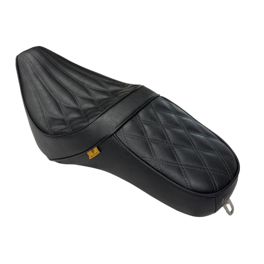 ホンダ レブル250/500交換用ダブルシート V1#2モトロード / MotolordD Replacement Seat Double For Honda Rebel 250/500 ...