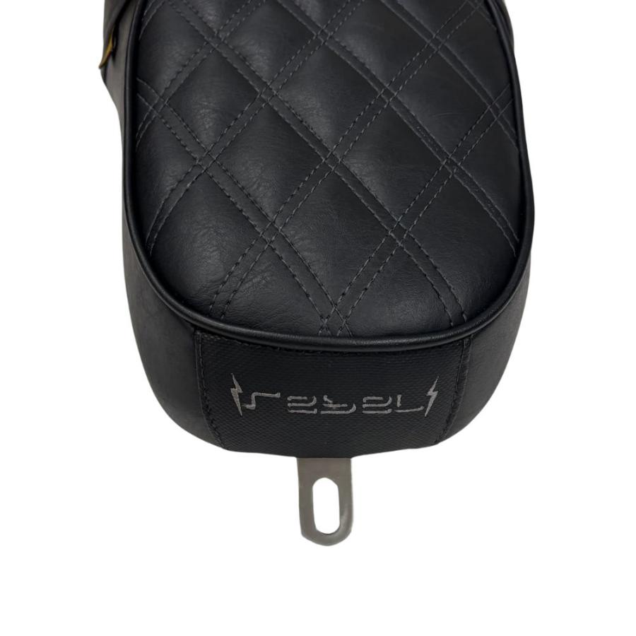 ホンダ レブル250/500交換用ダブルシート V1#2モトロード / MotolordD Replacement Seat Double For Honda Rebel 250/500 ...