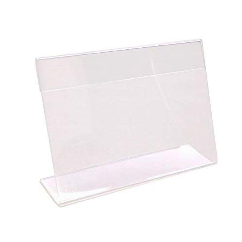 2965 PPLS ポップスタンドシリーズ卓上 POPスタンド カード立 名札 値札 L型 縦7×横10cm 20個 : 20240210212923-01713 : Maruko-store ...