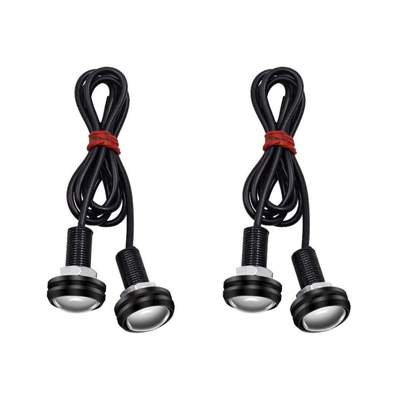 X-STYLE LEDデイライト イーグルアイ led アイスブルー 大玉計 23mm ボルト型 スポットライト 牛目 12V 防水 高輝度 :20240216013238-01120 ...