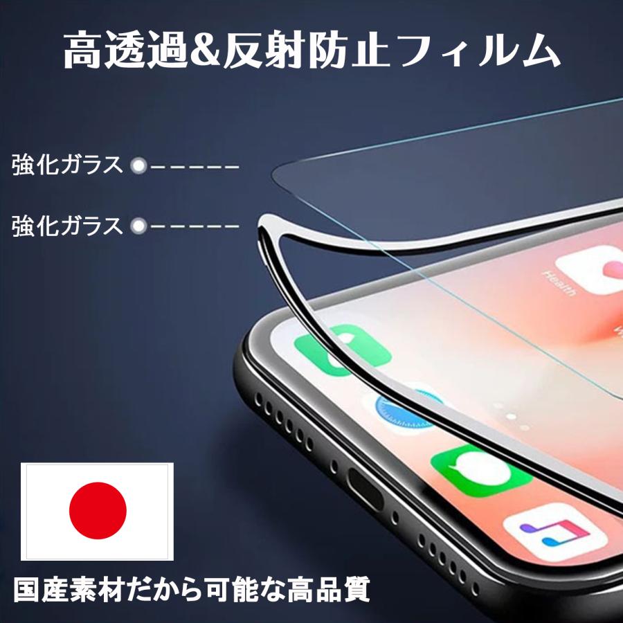 らくらくスマートフォン F-52B ガラスフィルム 3Dラウンドエッジ加工 日本AGC旭硝子 強化ガラスフィルム 硬度9H 耐衝撃 反射防止 滑らかな操作性 全面保護 : Smativ ...