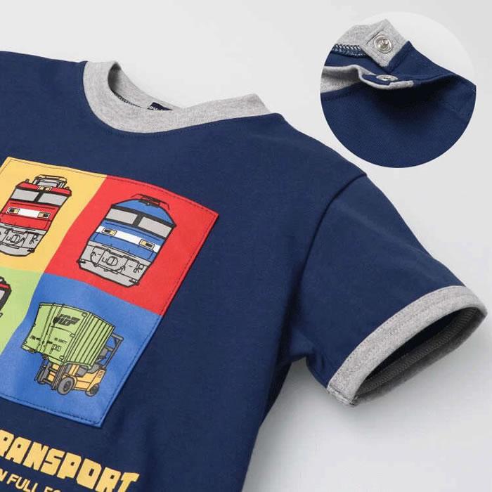 moujonjon JR貨物電車 東急電鉄 電車大集合 半袖 Tシャツ 子供服 電車 キッズ 小鉄 男の子 乗り物 JR 90 100 110 120 130 : 子供服と雑貨のスマイルベビー ...