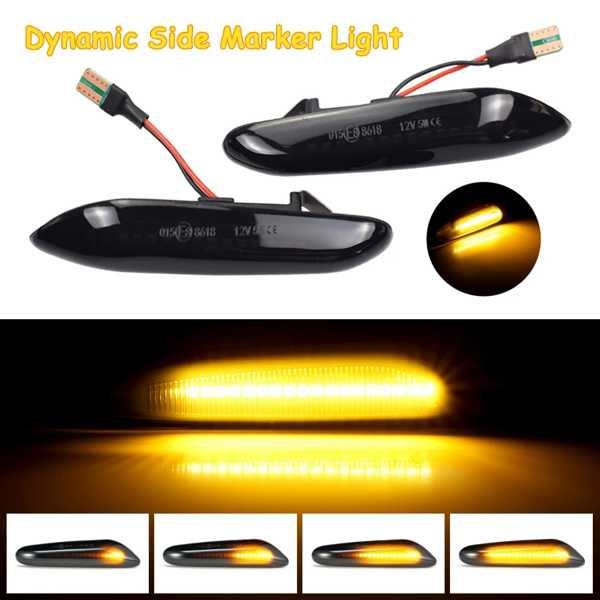 ダイナミックLED点滅ライト,シーケンシャルウインカー,BMW e90,e91,e92,e93,e60,e61,e81,e82,e83,e84,e88,e46,2個 : 044ae36b ...