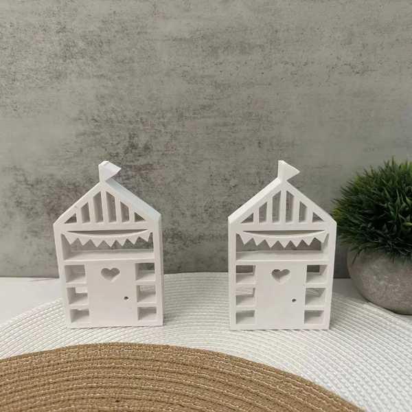 ビーチハウス、海の家、コンクリートの金型、休日、手作りの工芸品キャスティング金型、日曜大工の装飾、夏のためのハート付きシリコンモールド : 06762e33-3a5e-4c25-bcc2 ...