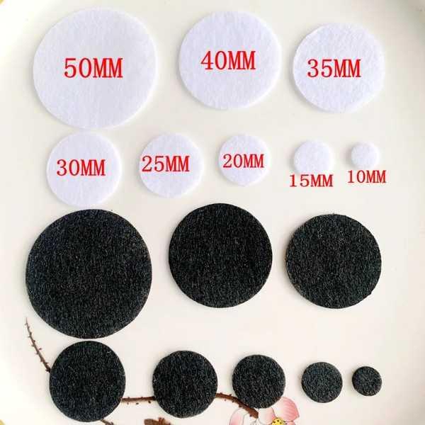 フェルト布 手織り スクラップブック ソーイング スクラップブック用の丸いフェルト生地 10mm 15mm 20mm 25mm 30mm 35mm 40mm 50mm : smile ...