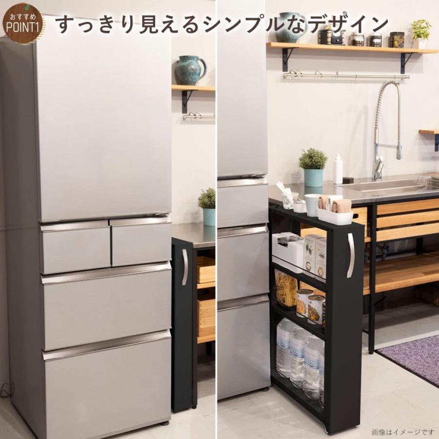 トールワゴンロータイプ 幅10cm NWL-100K 収納 隙間 ワゴン トールワゴンロータイプ 幅10cm NWL-100K 収納 隙間 ワゴン