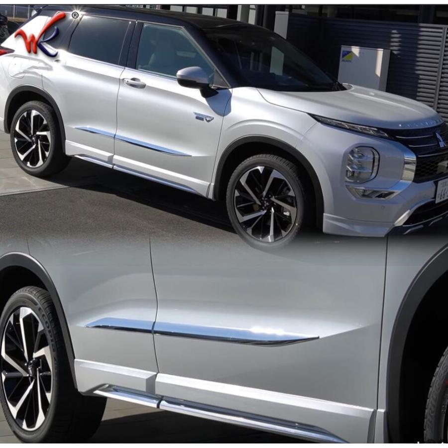 お買い得 新型アウトランダー PHEV GN系 カスタム パーツ OUTLANDER ドアモール ドアロアガーニッシュ : miemie - 通販 - Yahoo!ショッピング