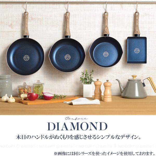 Kakusee コンフォートIHダイヤコート深型フライパン22cm CF-02 Kakusee コンフォートIHダイヤコート深型フライパン22cm CF-02
