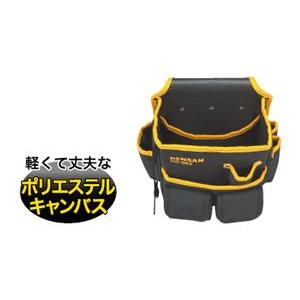 JEFCOM ジェフコム ND-862 電工キャンバスハイポーチ フタ付ポケット2個＋内ポケット (64006260) : スマイル本舗 Yahoo!店 - 通販 - Yahoo!ショッピング