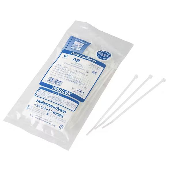 HellermannTyton ヘラマンタイトン AB300 ABタイ 乳白 標準 屋内用 100本入 インシュロック 結束バンド (42000110)@ : スマイル本舗 Yahoo!店 ...