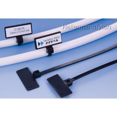 HellermannTyton ヘラマンタイトン IT18FL-W マーキングタイ 黒 耐候 100本入 識別 表示 (42030603)@ : スマイル本舗 Yahoo!店 - 通販 ...