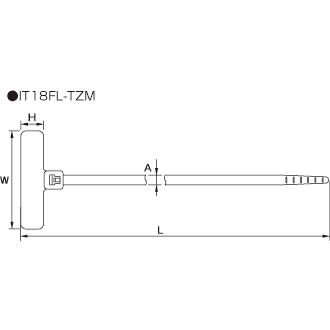 HellermannTyton ヘラマンタイトン IT18FL-TZM マーキングタイ 乳白 耐熱 耐薬品 100本入 識別 表示 (42030602) : スマイル本舗 Yahoo!店 ...