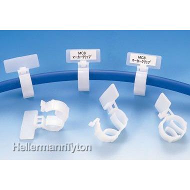 HellermannTyton ヘラマンタイトン MC8 ワンタッチマーカークリップ 乳白 標準 50個入 名札 識別 表示 (42201508) : スマイル本舗 Yahoo!店 - 通販 ...