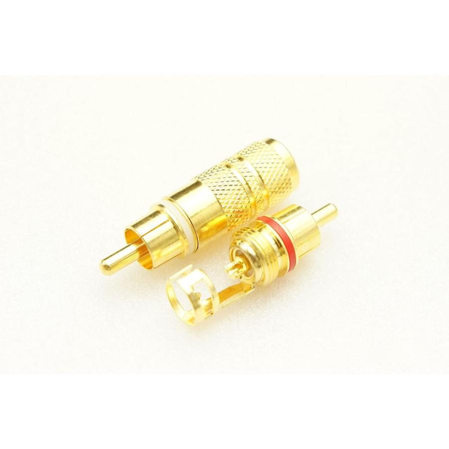 MOGAMI 7553 RCA ペアプラグ (赤白 各1個) :20210816150528-00078:AWAJI-YA - 通販 ...