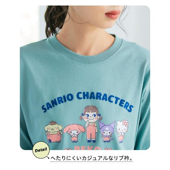 ハローキティ トップス 大きいサイズ サンリオコラボ ペコ・ポコ ハローキティ トップス 大きいサイズ サンリオコラボ ペコ・ポコ