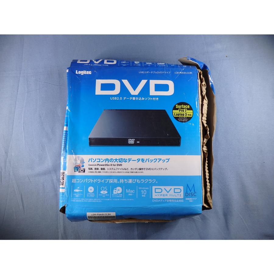 ロジテック Logitec ポータブルDVDドライブ LDR-PMK8U2LBK / スマイルサンタ ネット事業部 : スマイルサンタ Yahoo!店 - 通販 - Yahoo!ショッピング