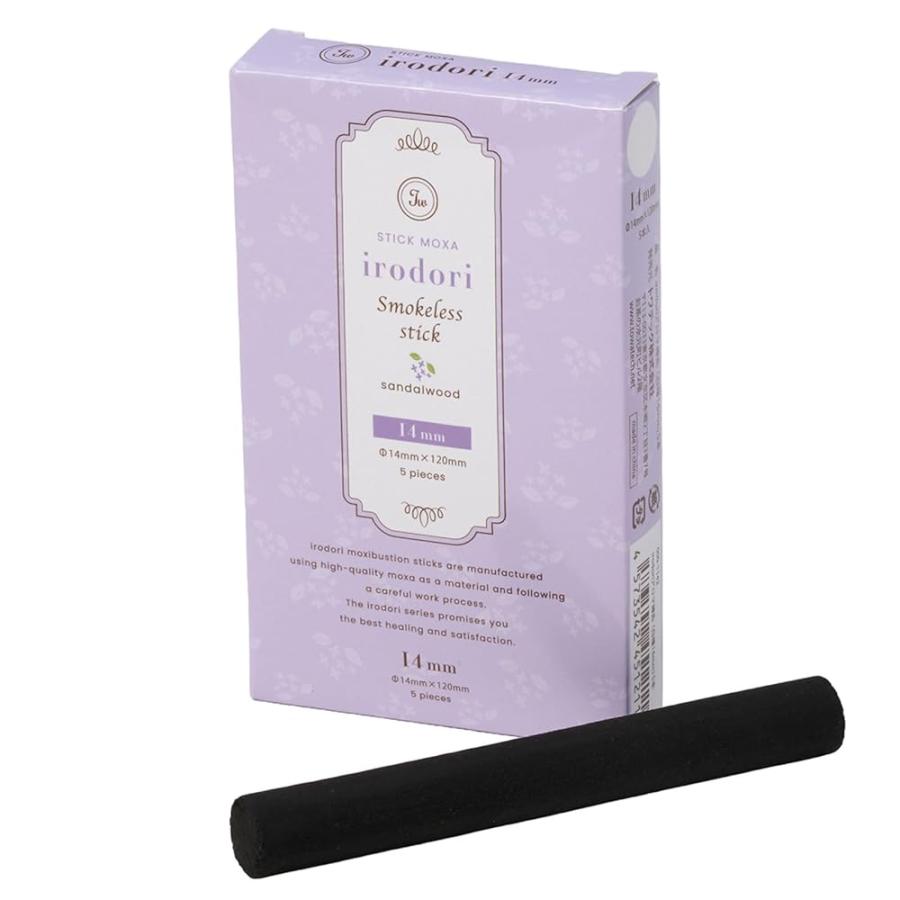 irodori 炭化棒灸 14mm（無煙／金木犀／白檀） (白檀) : SMILE SHOP ヤフー店 - 通販 - Yahoo!ショッピング