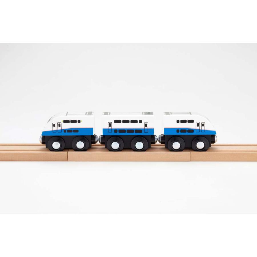 新幹線 電車 おもちゃ 木のおもちゃ 鉄道 moku TRAIN E5 はやぶさ E6 こまち E7 かがやき N700S ドクターイエロー 0系 900系 つばめ E4系 MAXとき ...