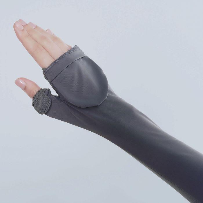 COGIT アームカバー PRECIOUS UV クールメッシュ指ぬきミトングローブ UVカット レディース 冷感 ロング 夏用 日焼け対策 紫外線対策 メール便 送料無料 : スマイル ...