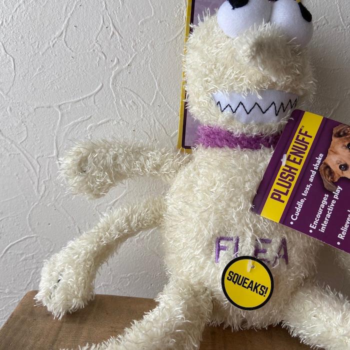 ノミの犬用ぬいぐるみ アメリカ直輸入 Multipet Flea & Tick Squeaky Plush Dog Toy : スマイルドッグ ...