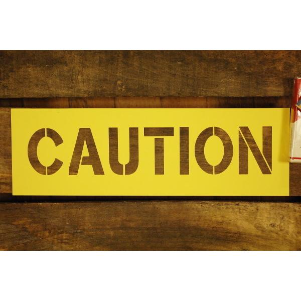 コーション ステンシルシート【A4】 CAUTION 注意 警告 用心 05 : アメリカ雑貨 フィフティファイブ - 通販 - Yahoo!ショッピング