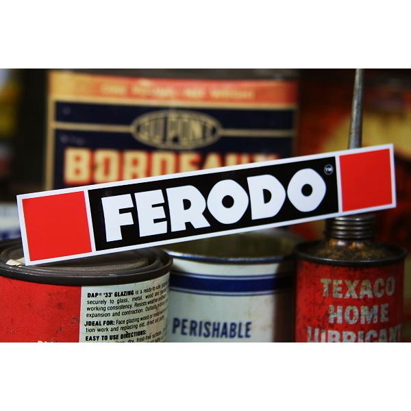 FERODO ロゴ ステッカー フェロード シール ブレーキパッド レーシングステッカー JTR622 : アメリカ雑貨 フィフティファイブ ...