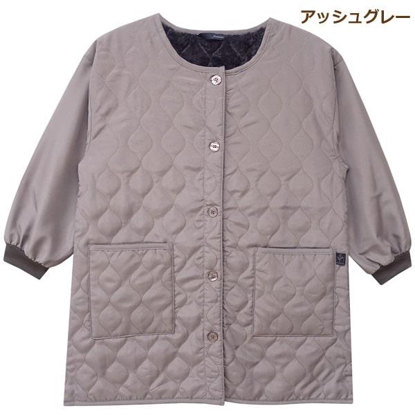 エプロン かっぽう着 暖かい あったか 前開き 割烹着 裏ボア ポプリン キルト 着痩せ スモック レディース M〜L A-94801 k1227 (5 : すまいるまこ - 通販 ...