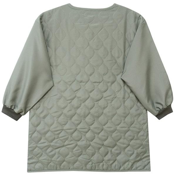 エプロン かっぽう着 暖かい あったか 前開き 割烹着 裏ボア ポプリン キルト 着痩せ スモック レディース M〜L A-94801 k1227 (5 : すまいるまこ - 通販 ...