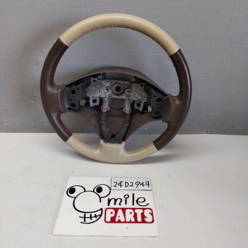 HE22S ラパン 純正 ステアリングホイールハンドル（レザー） 1D3−19−1/24D2949*同梱不可 : スマイルパーツ1号店 - 通販 - Yahoo!ショッピング