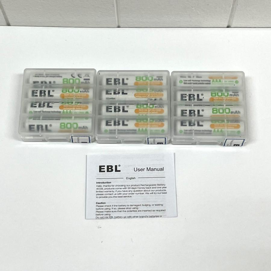 【訳アリ】【即日発送】【送料無料】EBL 単4電池 充電式 12個パック 充電池セット 約1200回繰り返し充電可能 ニッケル水素電池 単4充電池 単四電池 : SMILE SEED ...