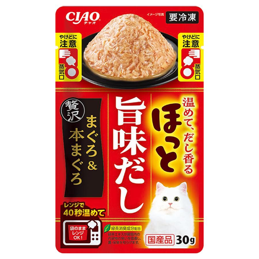 CIAO（いなばペットフード） [冷凍] いなばペットフード CIAO ほっと旨味だし まぐろ&贅沢本まぐろ 30g×24個 : Smile Spoon - 通販 - Yahoo!ショッピング