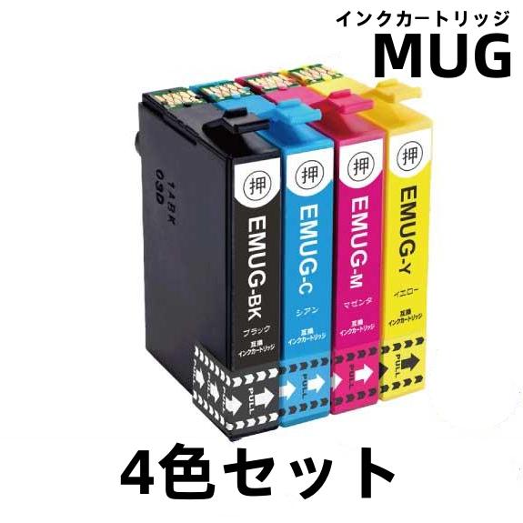 MUG-4CL MUG 互換 インク マグカップ 4個セット EW-452A EW-052A EPSON エプソン : Ink Mart - 通販 - Yahoo!ショッピング