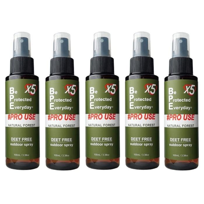 [お得な5本セット] 虫よけスプレー BPEファブリックスプレープロユースX5 100mL×5本 ナチュラルフォレストの香り バグプロテクター スプレータイプ : 食と日用品のリビング ...