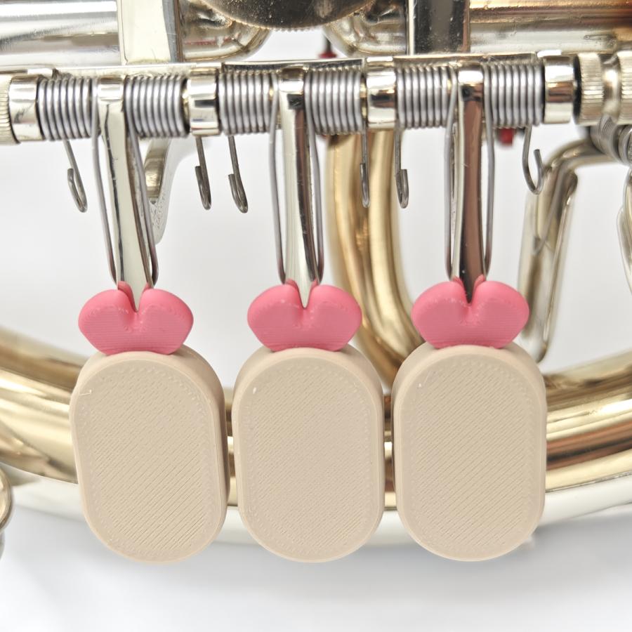 SMK Craftworks 【EBI-FLY】 ホルン用 エビフライのレバーカバー 3個1セット 指の滑り止めや金属アレルギーの方にも最適 ...