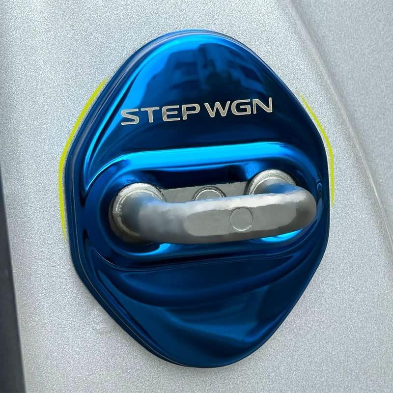 MEKOMEKO ホンダ 新型 ステップワゴン RP系 ストライカー カバー ドアロック メッキ アクセサリー 内装 パーツ ステンレス 4PCS 取り付け簡 STEPW : SMLショップ ...
