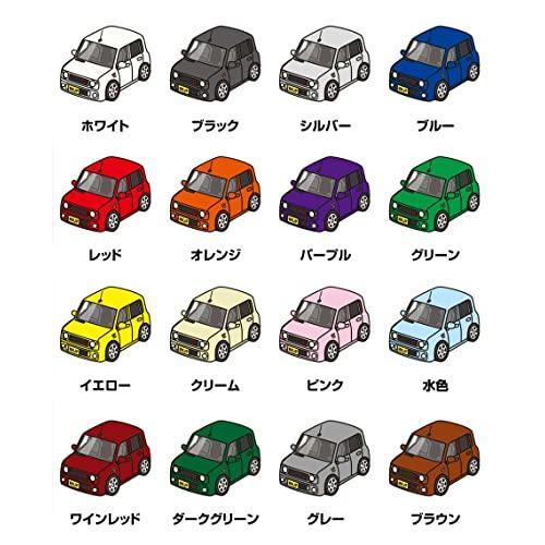 [MKJP] カスタムキーホルダー スズキ ラパン SS HE21 ベース：ホワイト 車カラー：パープル : SMLショップ - 通販 - Yahoo!ショッピング