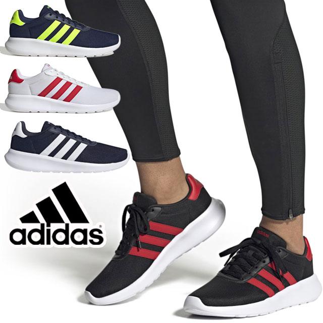 adidas アディダス メンズ スニーカー 靴 ライトレーサー 3.0 M ローカット ランニングシューズ HP6095 コアブラック ...