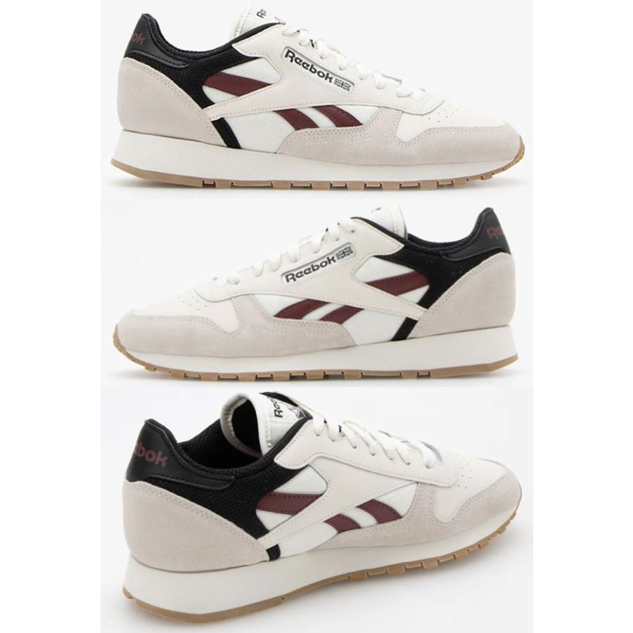 Reebok リーボック メンズ スニーカー 靴 クラシックレザー ローカット ランニングシューズ 100032769 チョーク ...